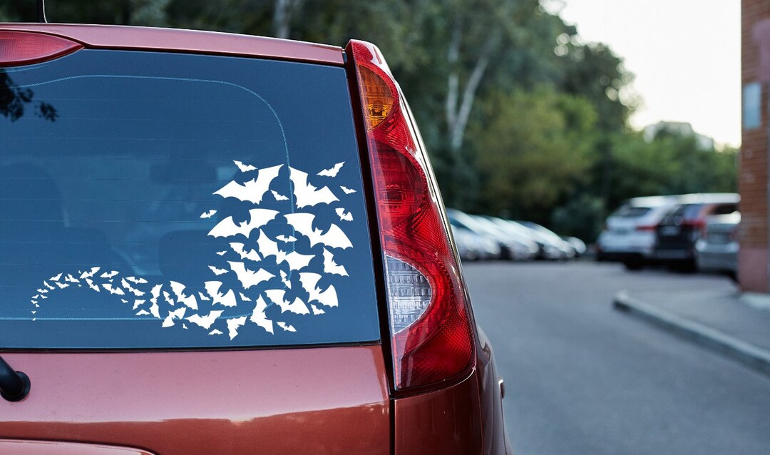 Flying Bats Car Decal Free Shipping Vinyl Decal Custom Decal Car ...