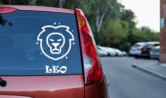 Leo Decal Free Shipping Vinyl Decal Custom Decal Car Sticker - Etsy