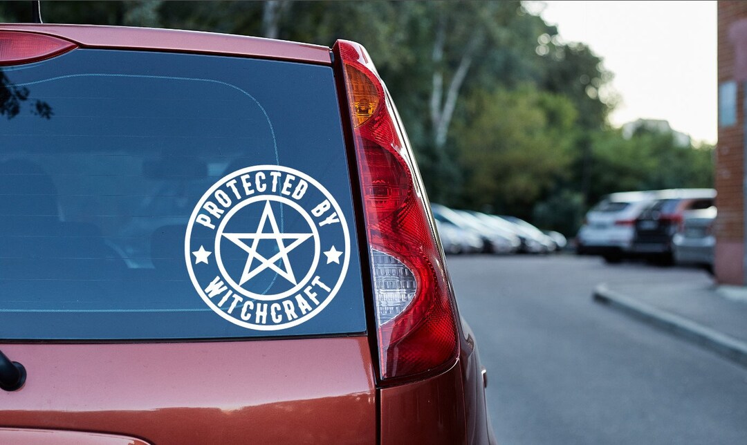 Protected by Witchcraft Decal Free Shipping Vinyl Decal Custom Decal ...