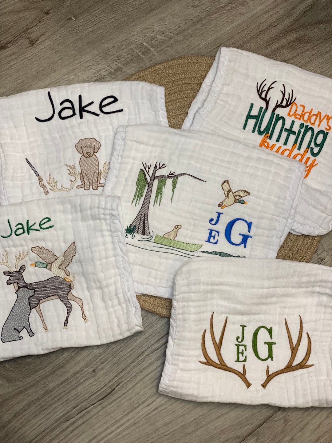 Personalized Baby Burp Cloth, Baby Boy Burp Cloth, Burp Cloth Set, Baby ...