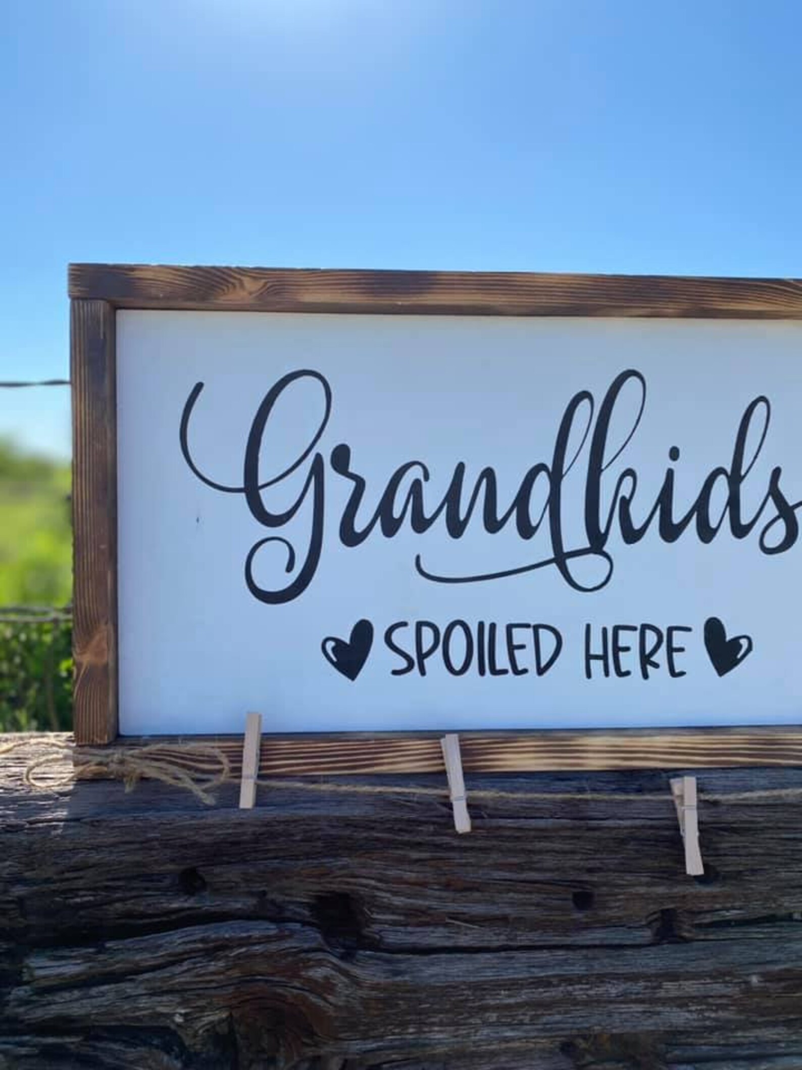 Grandkids Make Life Grand Grandkids Sign Grandparents Gift - Etsy