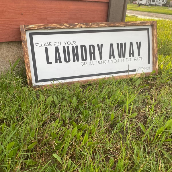Put Away Sign - Etsy