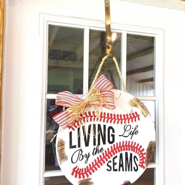 Baseball Door Hanger - Etsy
