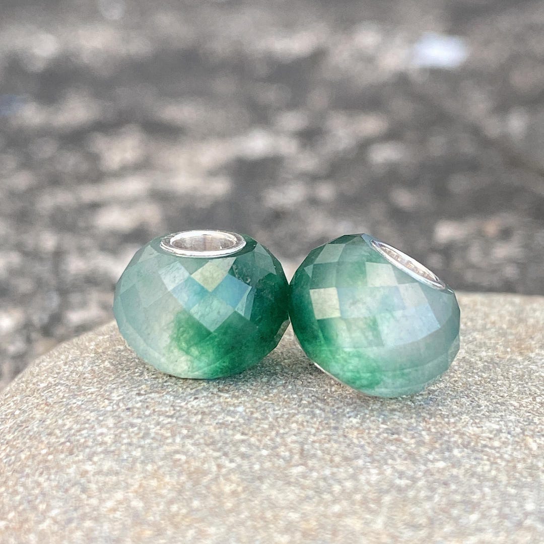 Myanmar Laokeng Jade Bead, Natural Green Jade Bead, Myanmar Jadeite Gemstone Bead - Etsy