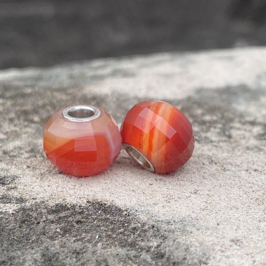 Carnelian Stone Bead Lantern Shape, Carnelian Rondelle Gemstone Beads ...