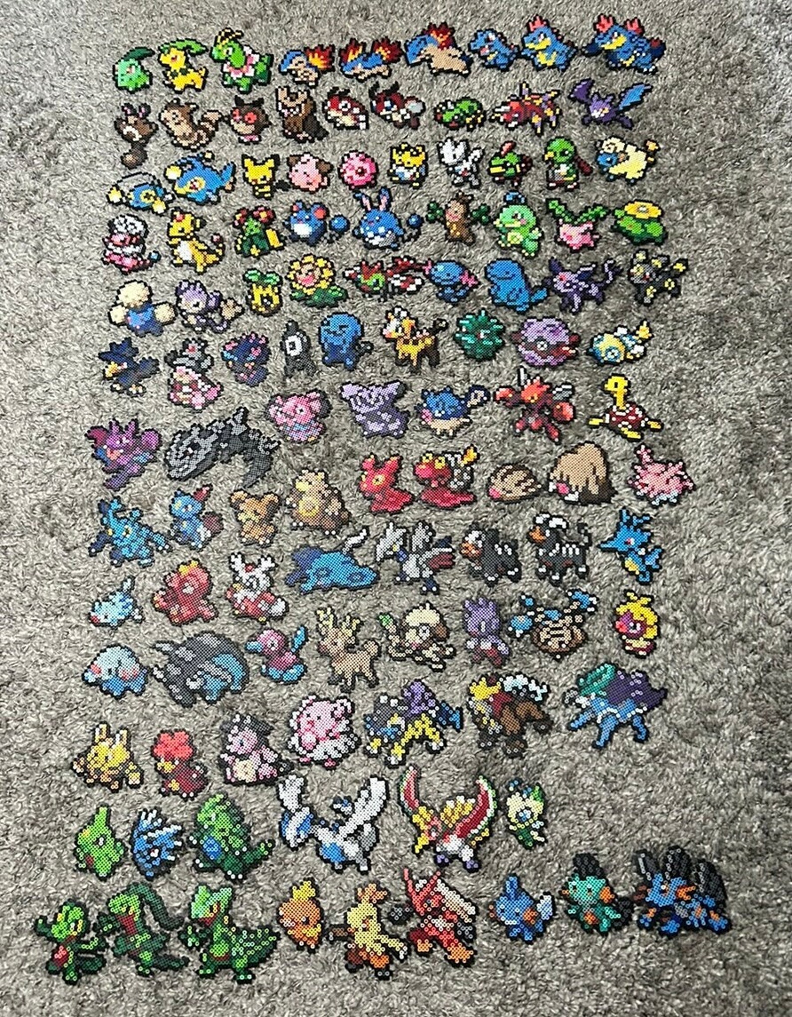 Pokemon Gen 2 Perler Sprites COMPLETE SET - Etsy