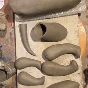 Sausage Dog Ceramic Sculpture Template: Slab Building Pattern (PDF ...