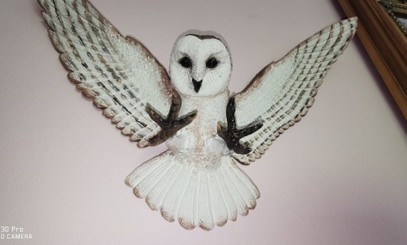 EASY Barn Owl Sculpture Template Pattern. With Video - Etsy