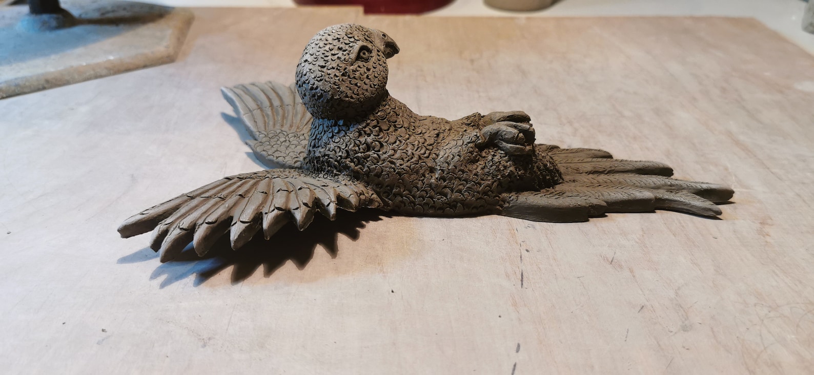 EASY Parakeet Template for Hand Building Sculpture. | Etsy