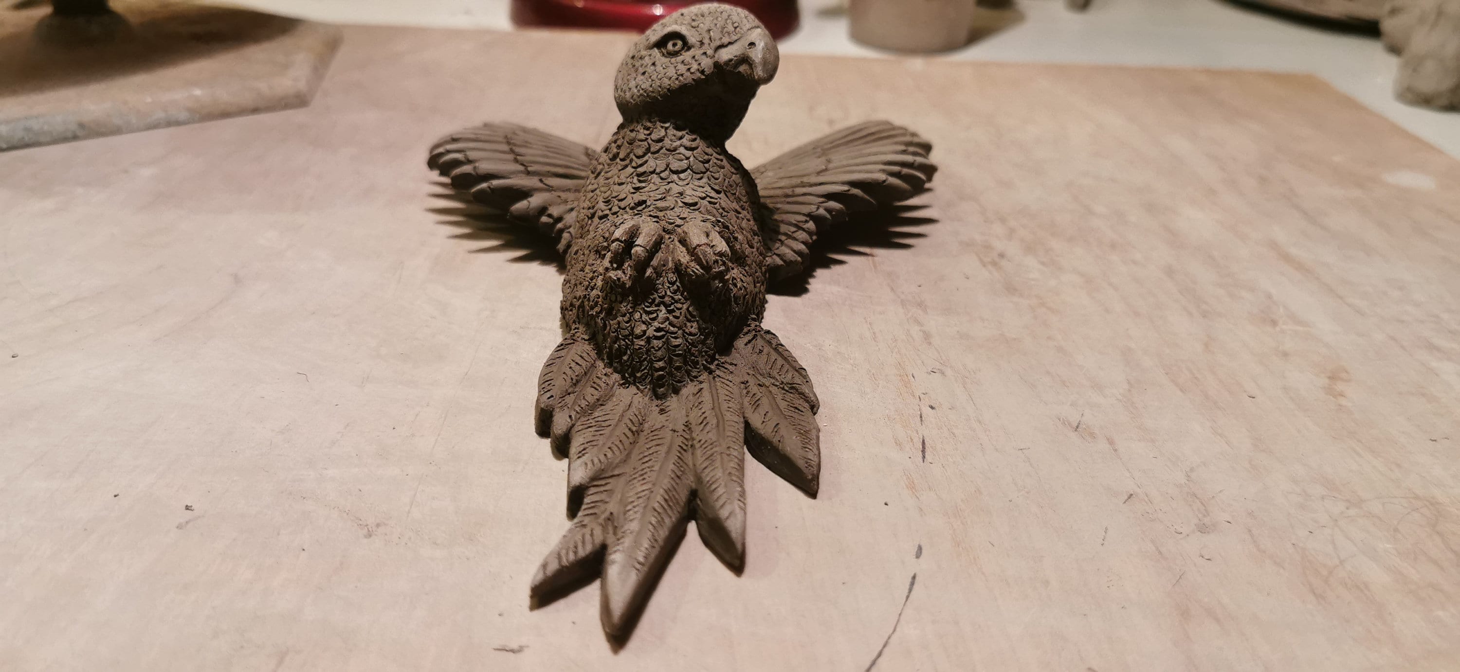 EASY Parakeet Template for Hand Building Sculpture. | Etsy