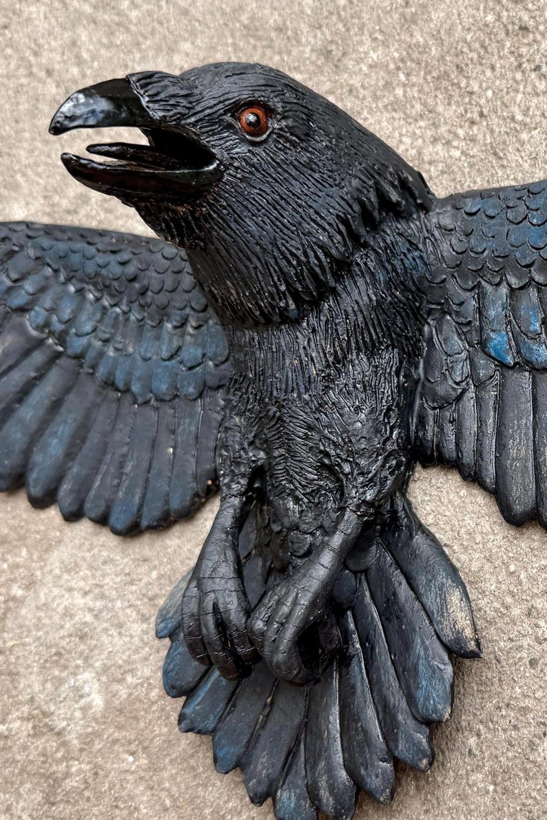 Raven Pottery Sculpture Template for Hand Building. With Video Classes ...