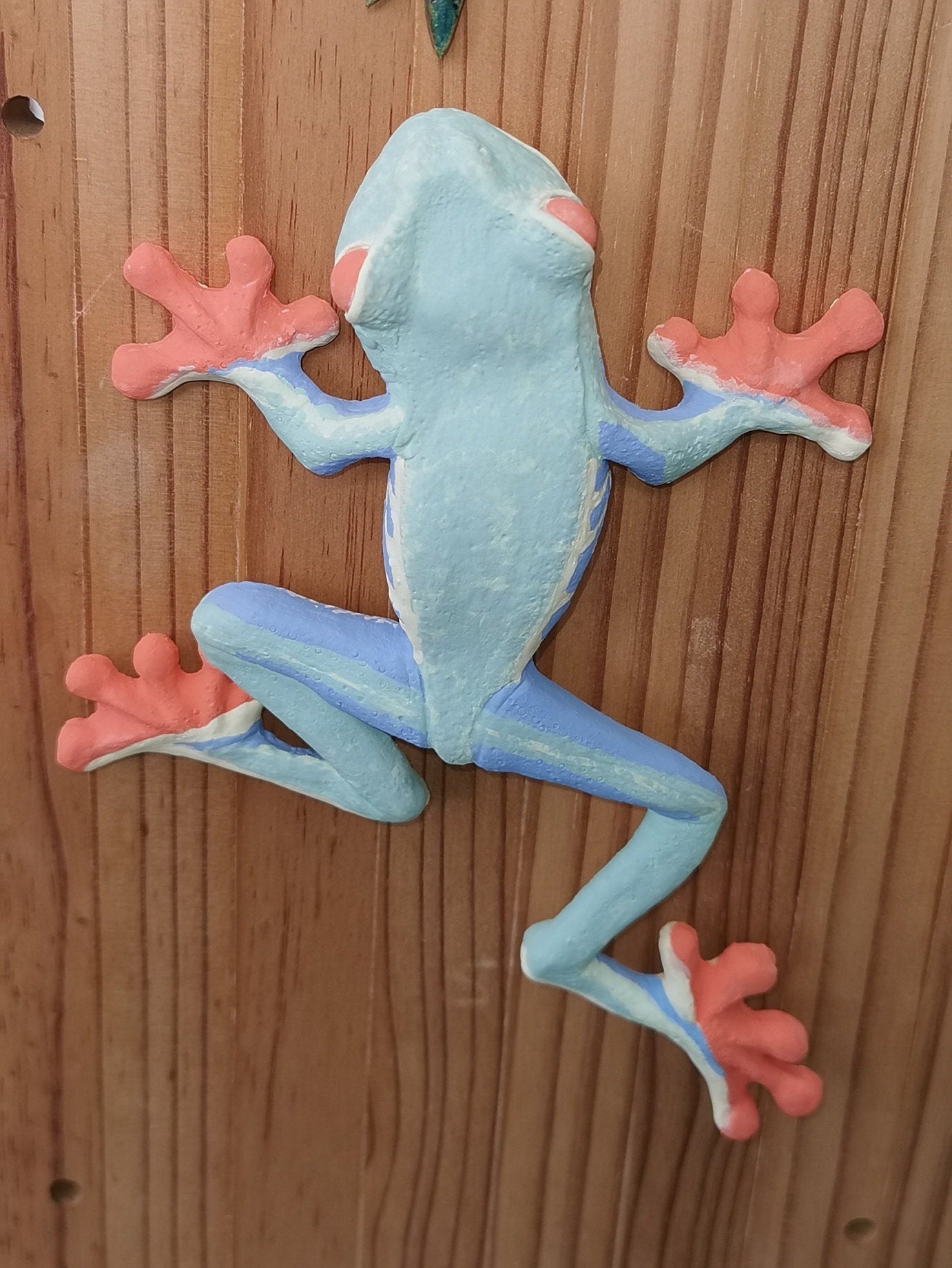 Level EASY Tree Frog red Eye Sculpture Template Pattern. | Etsy