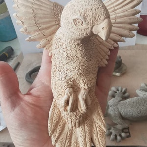 EASY Parakeet Template for Hand Building Sculpture. Youtube Link to ...