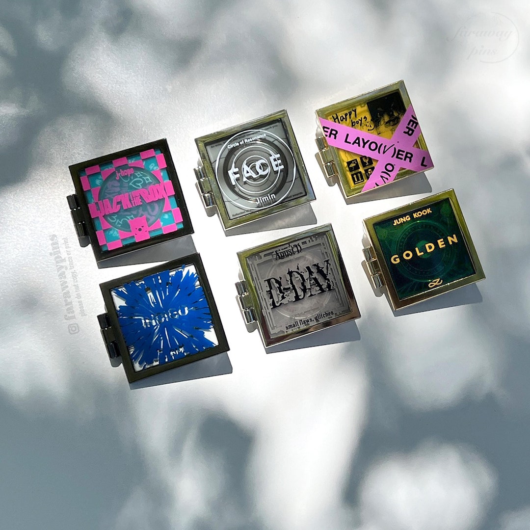 Hinged Solo Era Albums & CD Spinning Pins (6-piece Full Sets) - Etsy