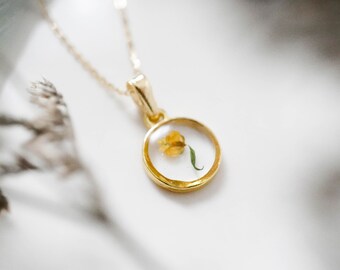 Real Flower Necklace - Etsy