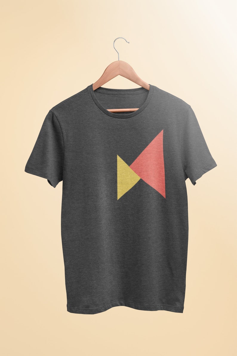 Women's Graphic Tees Two Triangles Shirt Modern Tee - Etsy