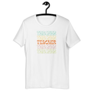 Retro Teacher Shirt, Teach Love, Cute Teacher Shirts, Teacher Tee ...