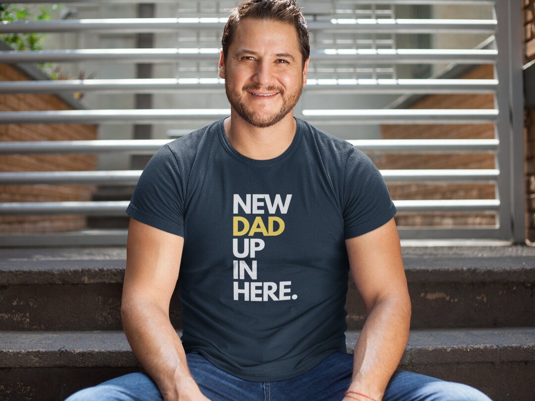 New Dad T-shirt New Father Shirt New First Time Father First Time Dad ...