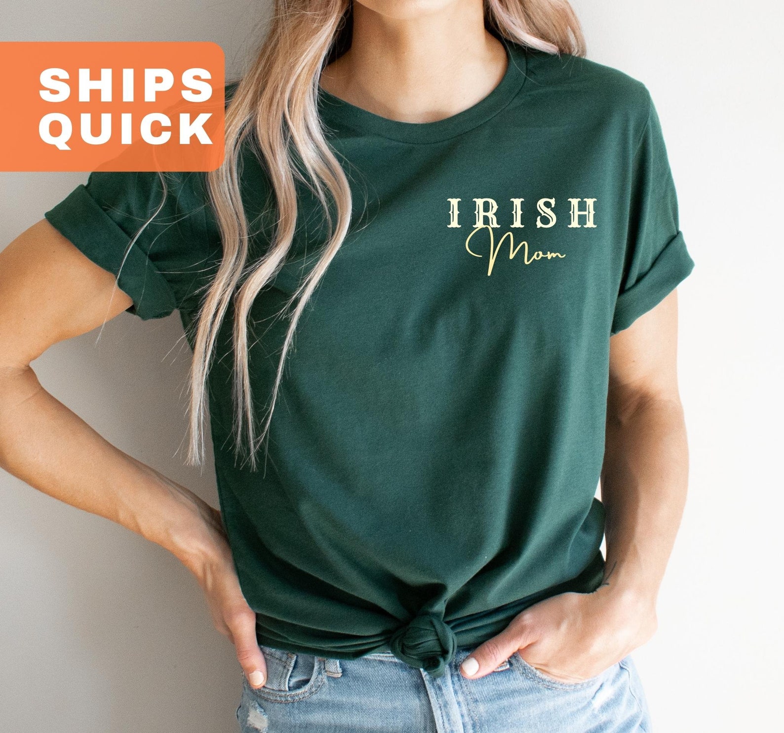 Women's Irish Mom Shirt St Patricks Day Shirt Saint - Etsy