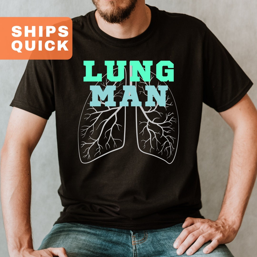 Lung Man Shirt, RT Shirt, Respiratory Therapy, Pulmonologist Shirt, RT ...