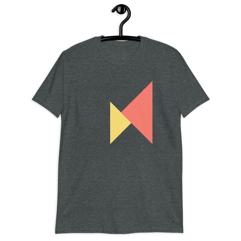 Women's Graphic Tees Two Triangles Shirt Modern Tee - Etsy