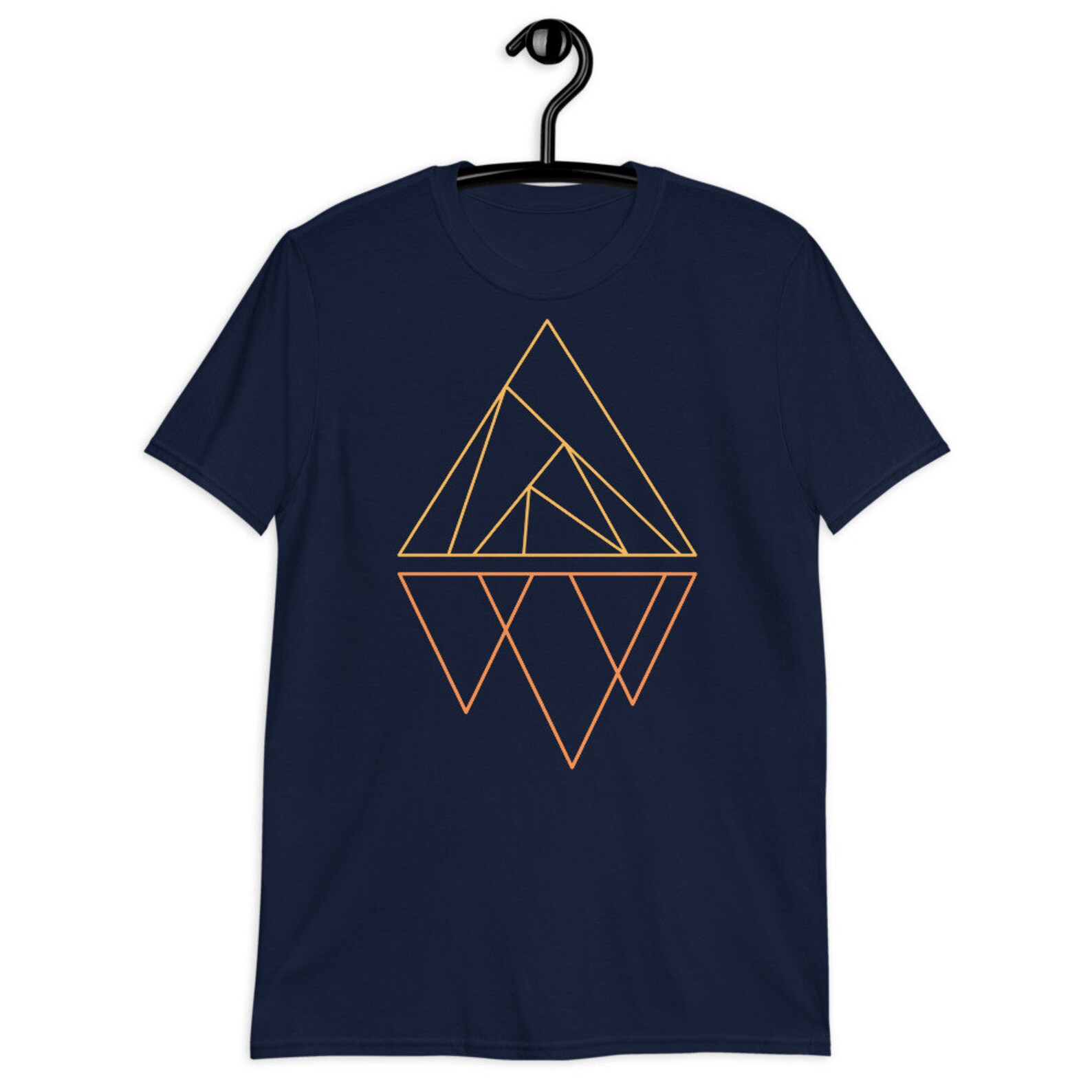 Abstract Triangles Shirt Modern Tee Abstract T-shirt - Etsy