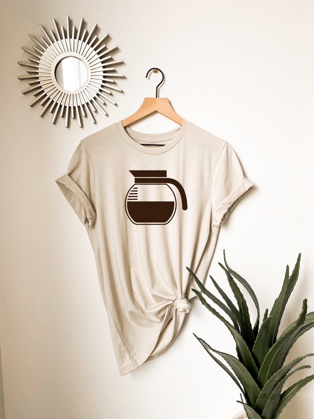 Coffee T-shirt, Food Shirt, Coffee Printed T Shirt, Clothing Gift ...