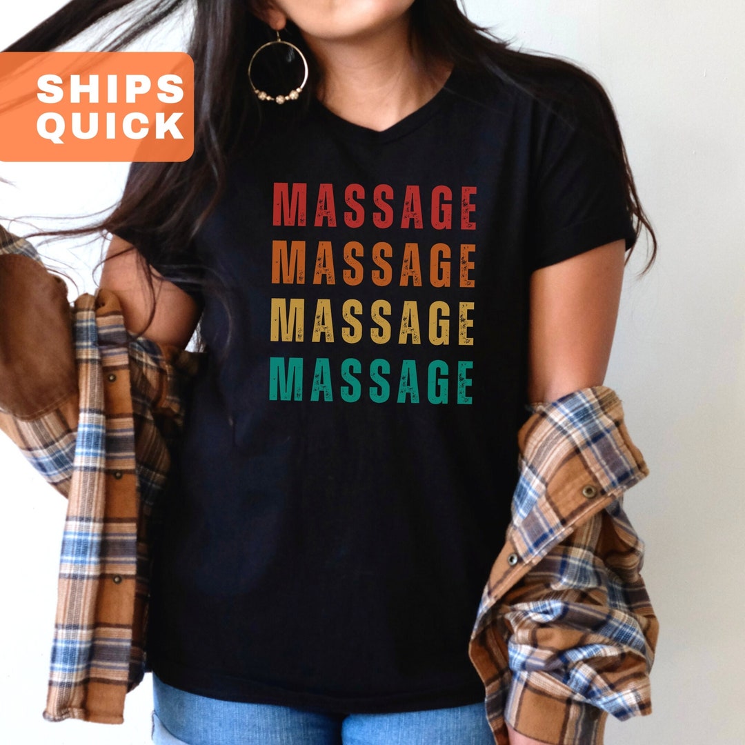 Retro Massage Shirt, Massage Therapy, Massage Shirt, Masseuse Spa Shirt ...