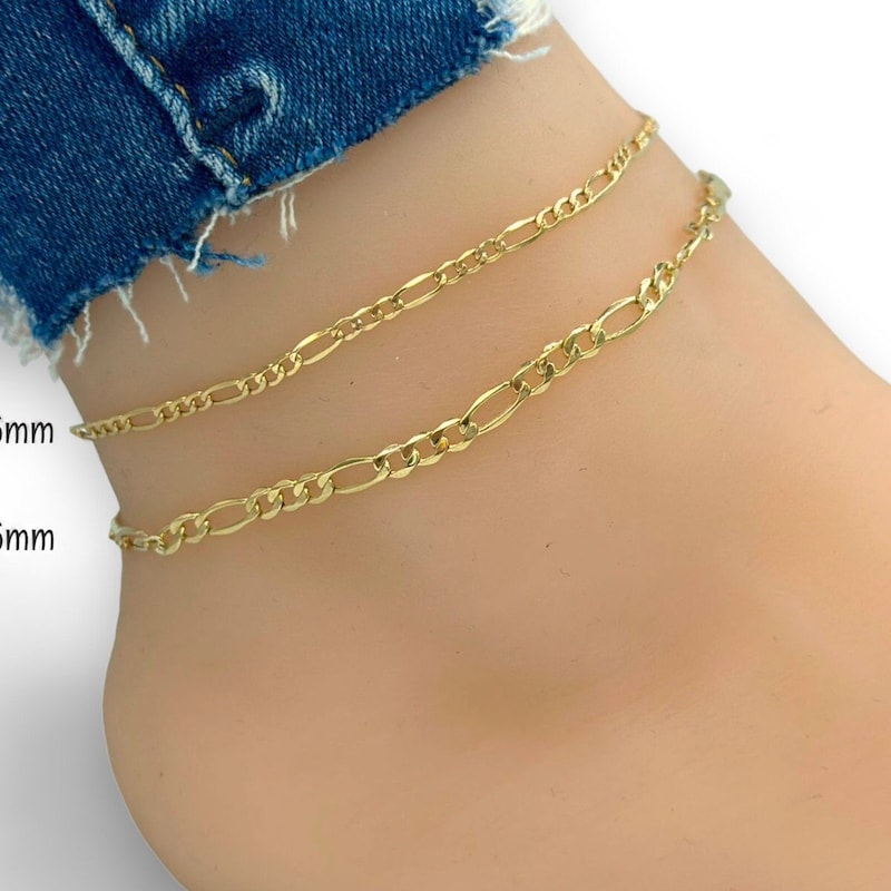 Gold Anklet 12inches - Etsy