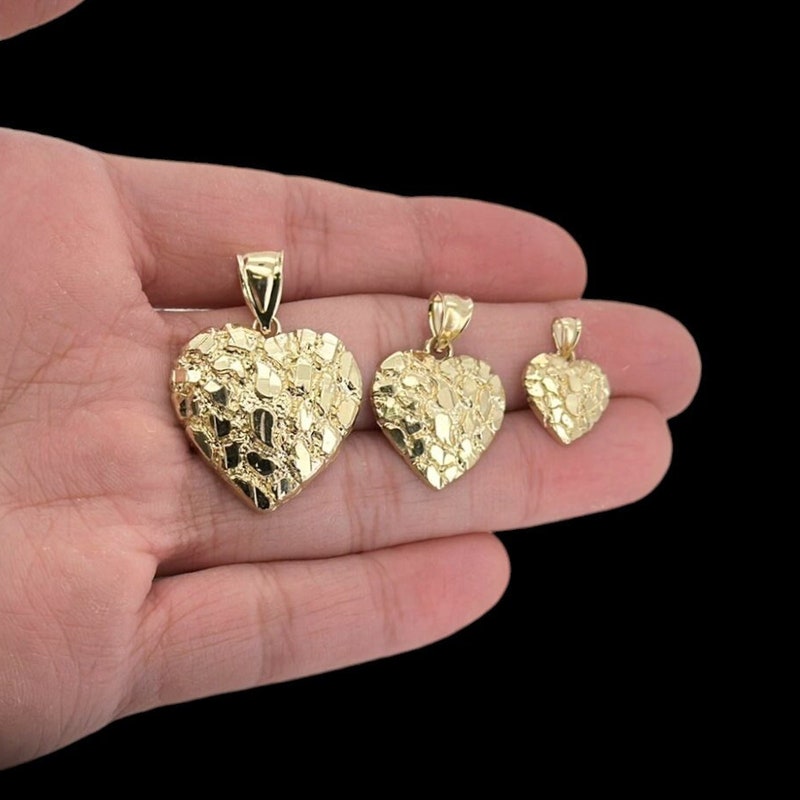 Gold Nugget Necklace - Etsy