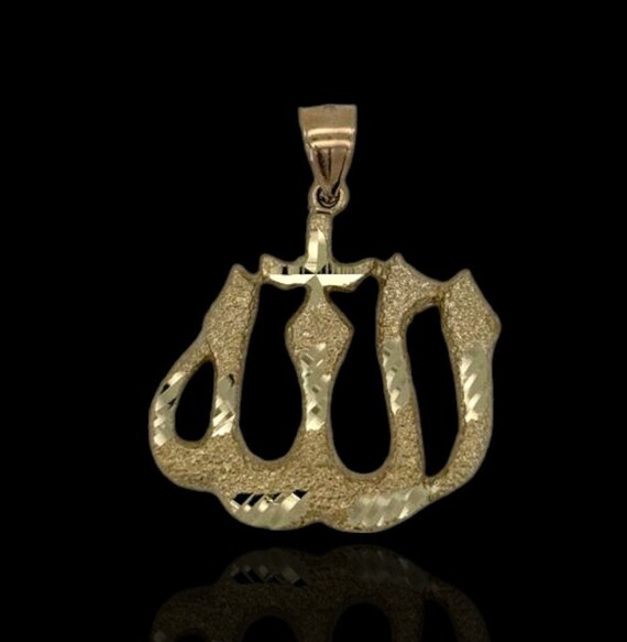 Allah Pendant 10K Yellow Gold