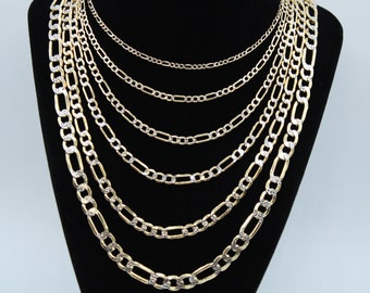 Two Tone Figaro Chain - Etsy