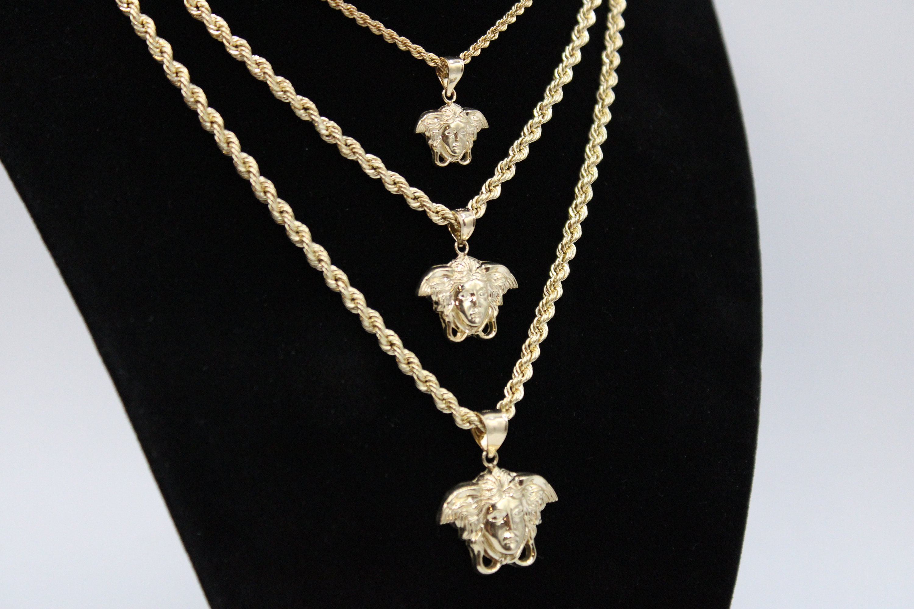 10k Gold Medusa Pendant | Pendant for Chain Necklace | Unisex Pendant ...