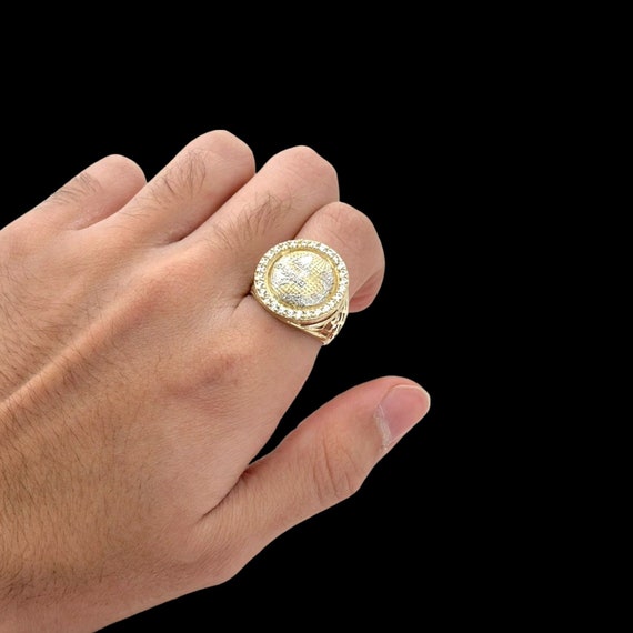 Solid 10k gold ring store