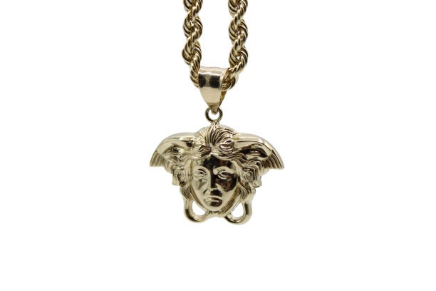 10k Gold Medusa Pendant Pendant for Chain Necklace Unisex - Etsy