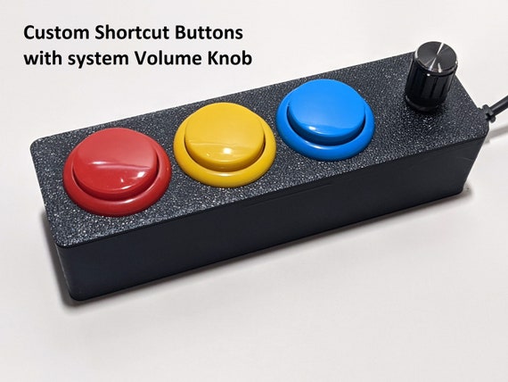 Custom Shortcut Buttons With Volume Knob | Etsy