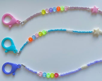 Beaded Mask Holder - Etsy