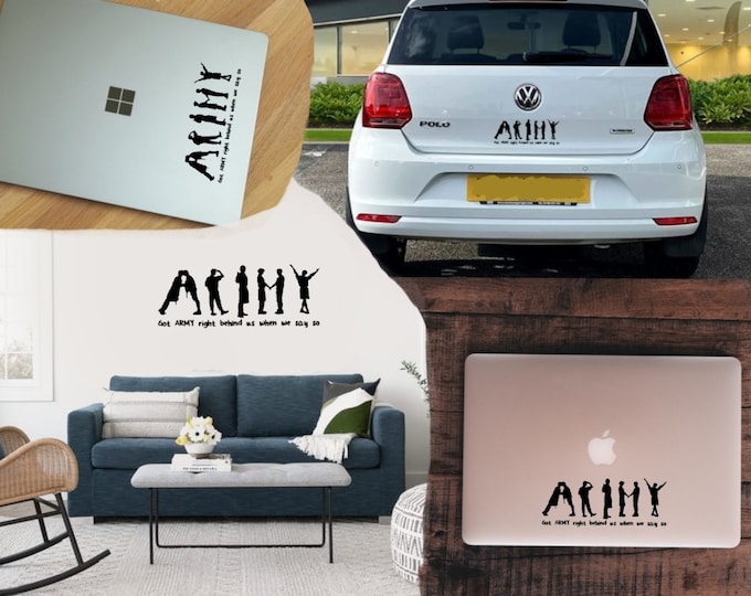 BTS ARMY Logo ARMY Bomb Vinyl Decal Sticker for Your Light Stick, Car ...