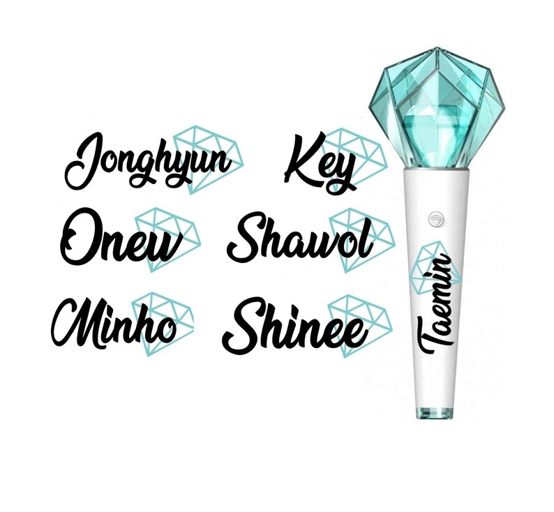 Shinee Decal, Stickers K-pop Taemin, Jonghyun, Key, Onew, Minho, Shawol ...