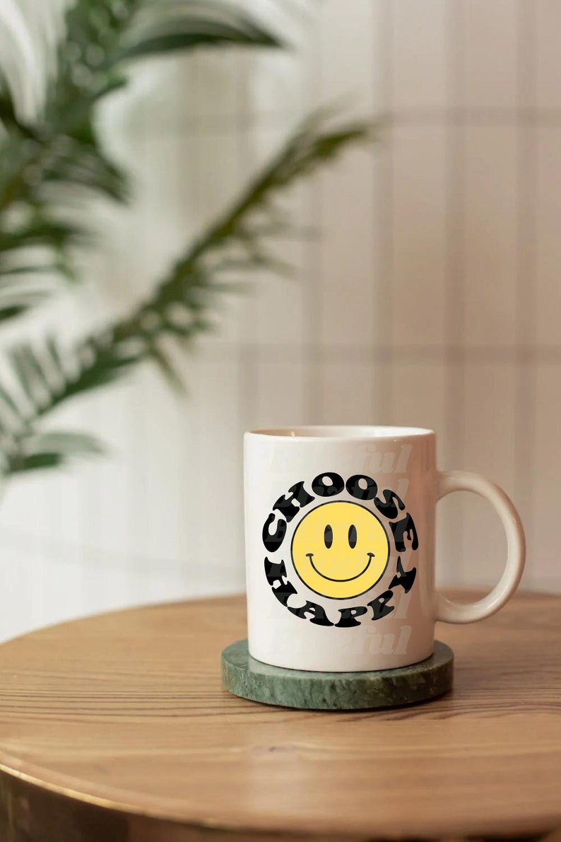 Choose Happy Smiley Face SVG-PNG Digital File - Etsy