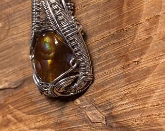 Fire Agate Wire Wrap - Etsy