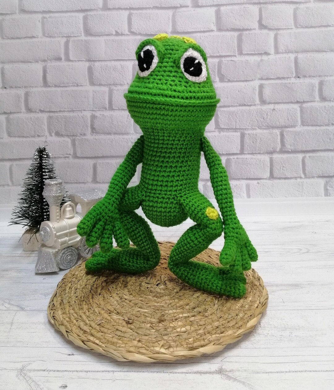 Frog Gift for the Baby,frog Plush Toy, Woodland Baby Shower,frog Toy ...