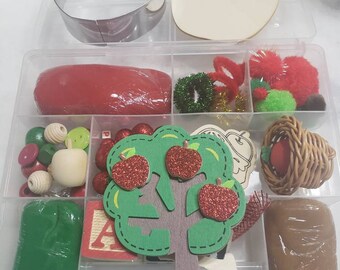 Apple Pie Math Sensory Bin - Etsy