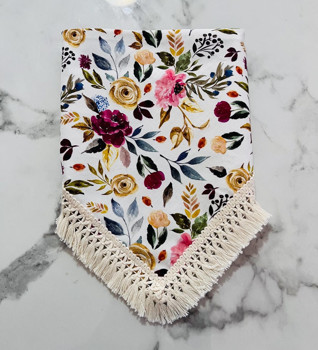 Reversible Enchanted Garden Snap-on Dog Bandana, Fall Gift Idea ...