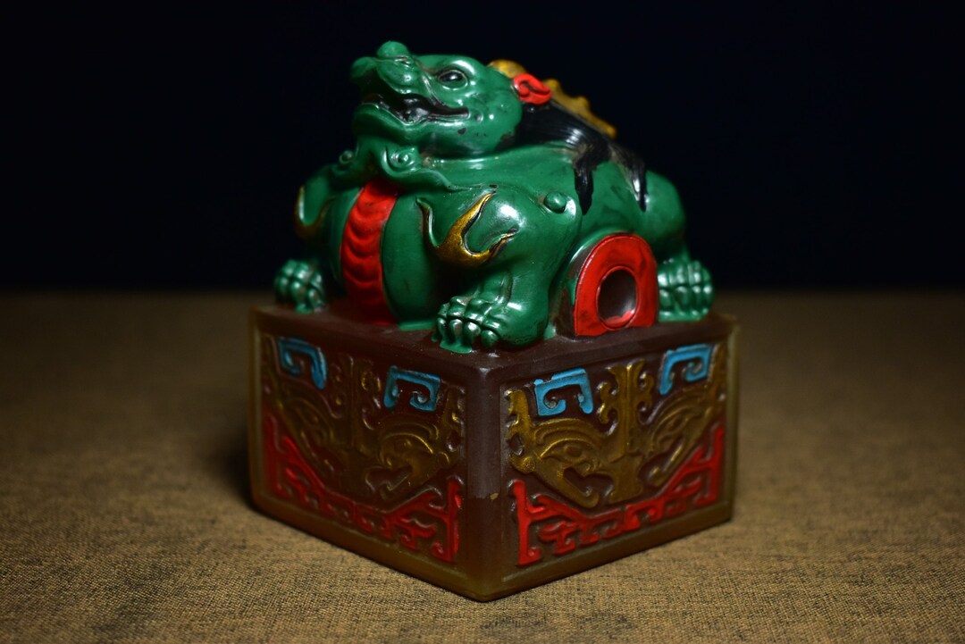 Chinese Handmade Carved Ancient Method Glazed Depiction of - Etsy