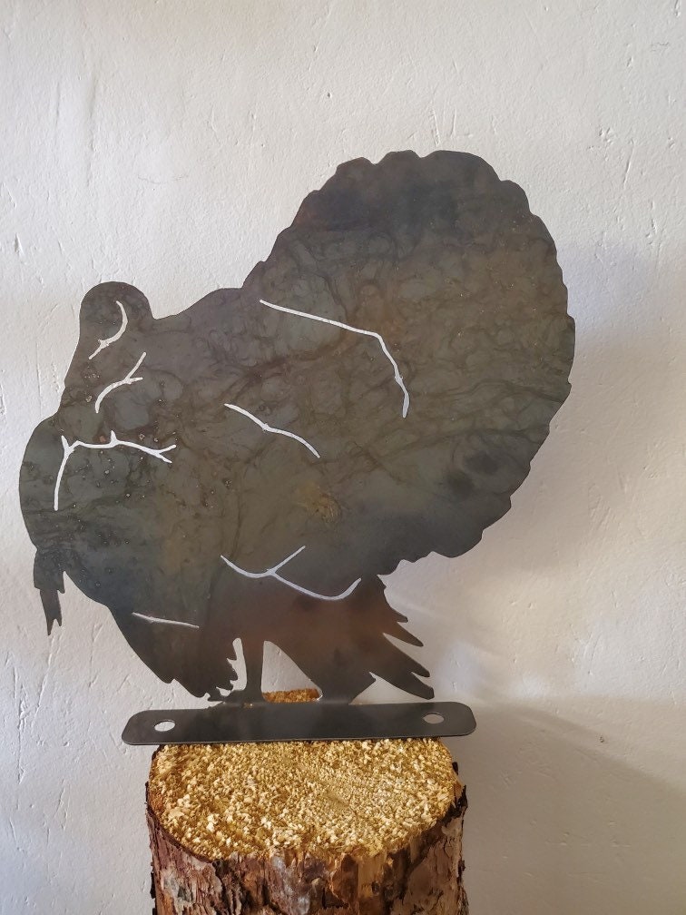 Turkey Garden Stake - Metal - Etsy