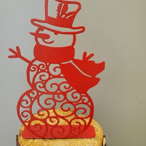 Snowman Metal Decor - Etsy