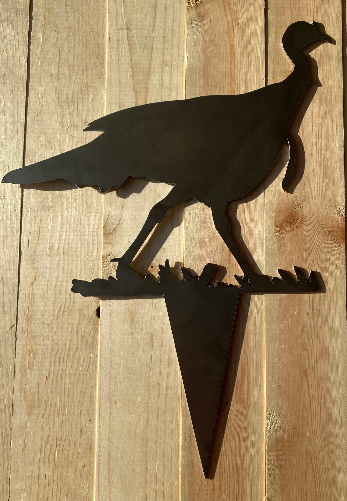 Turkey Tom Metal Garden Stake | Etsy