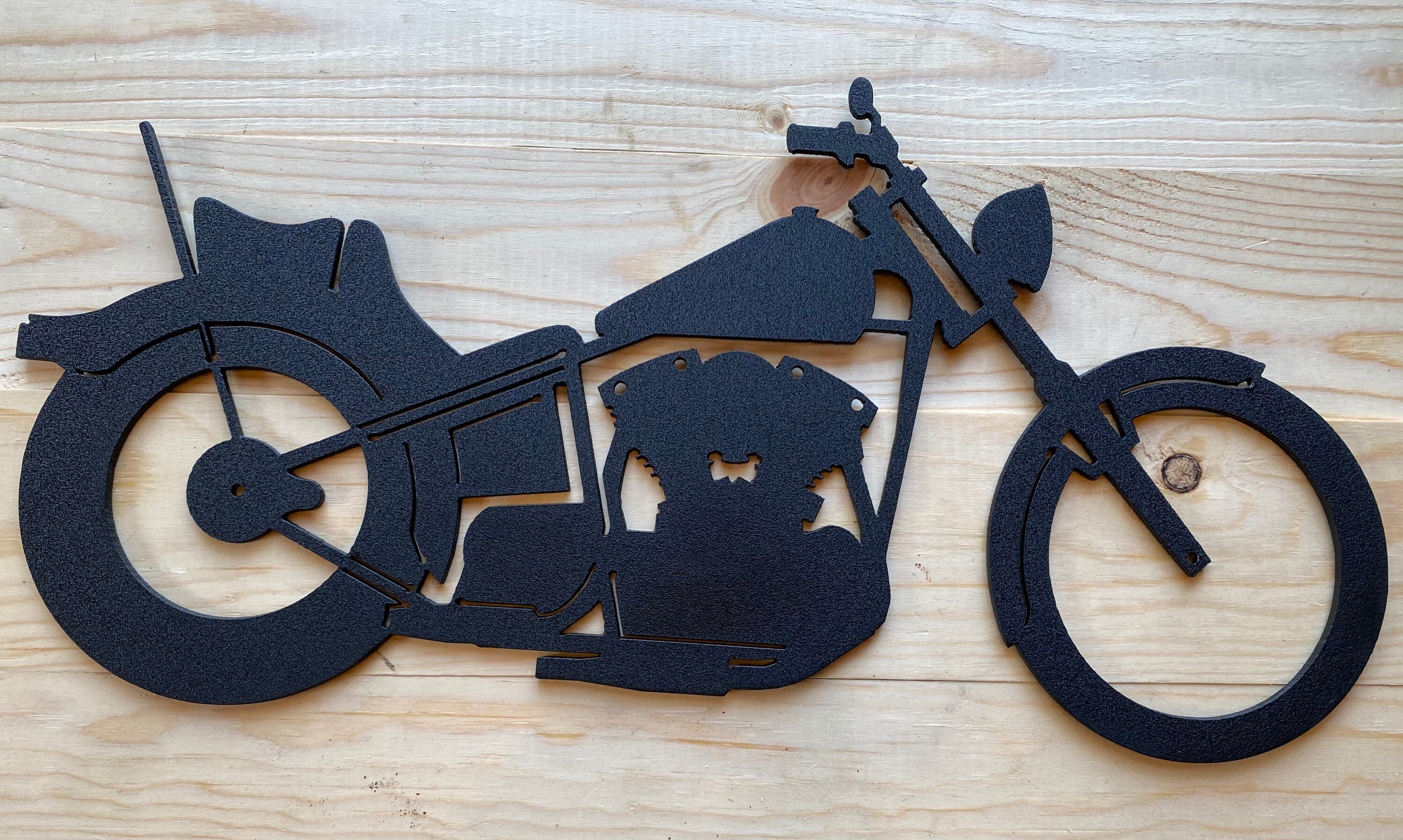 Motorcycle Metal Wall Decor - Etsy.de