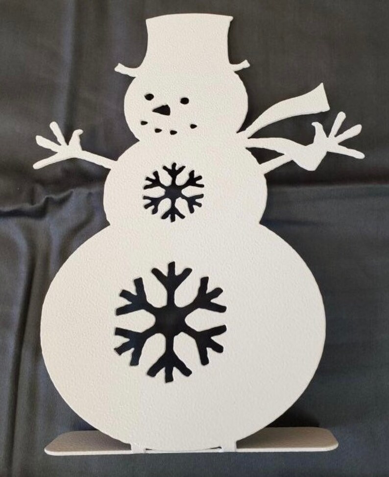 Snowman Metal Decor - Etsy